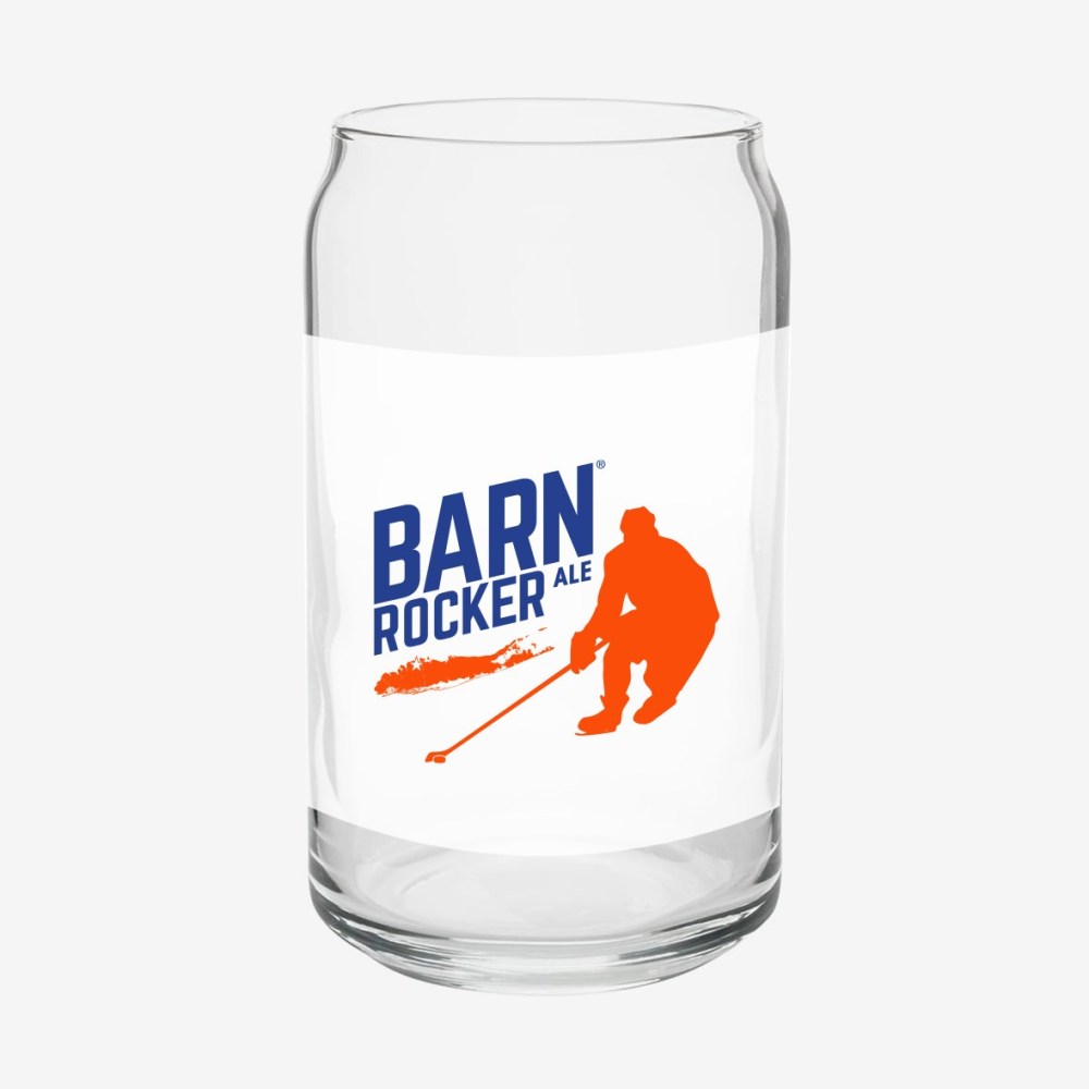 Barn Rocker Can Glass – Oyster Bay Brewing Company